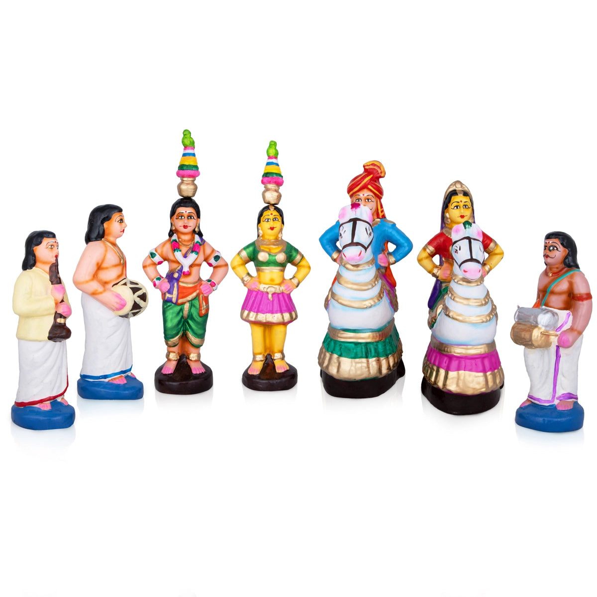 GiriAus - Karakattam Folk Dance Set | Navaratri Golu | Golu Dolls