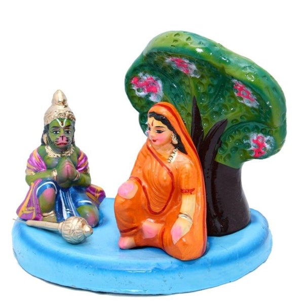 GiriAus - Ashokavanam Set | Paper Mache Golu Dolls | Kolu Bommai