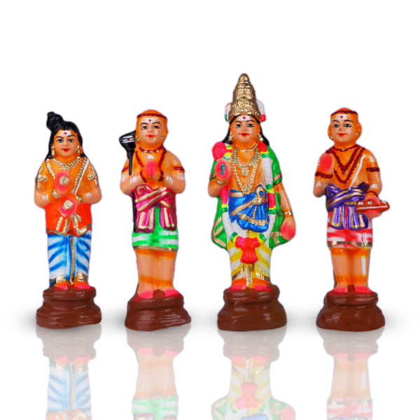 GiriAus - Naalvar Statue | Golu Bommai | Clay Statue — Giri Australia ...